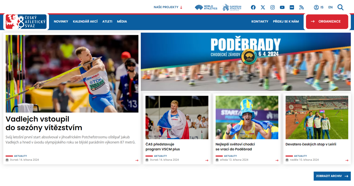 Atletika.cz v novém | Atletika.cz